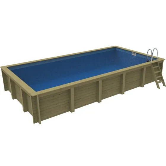 Plastica Nazca 8m x 4m Wooden Pool Package